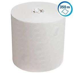 Scott® Rollenpapiertücher Essential 6691, 1-lagig, 6 Rollen á 350 m, insgesamt 2100 m, weiß