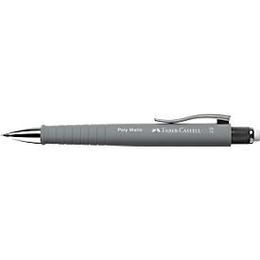 Faber-Castell Druckbleistift Poly Matic, Minenstärke 0,7 mm, nachfüllbar, grau