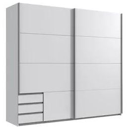 Schwebetürenschrank wimex "Emden" Schränke Gr. B/H/T: 225cm x 210cm x 64cm, 2 St., weiß Mit Außenschubkästen