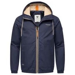 Outdoorjacke Ragwear "Windeyer" Gr. M (50), blau (navy) Herren Jacken Stylische Übergangsjacke mit Kapuze