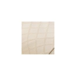 buttinette Baumwoll-Jacquard "Raute", natur