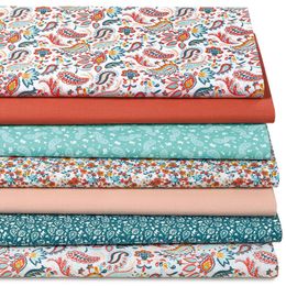 buttinette Patchwork- und Quiltpaket "Paisley", bunt