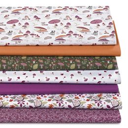 buttinette Patchwork- und Quiltpaket Digitaldruck "Herbstimpressionen", weiß-color