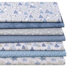 buttinette Patchwork- und Quiltpaket "Schneemann", grau-color