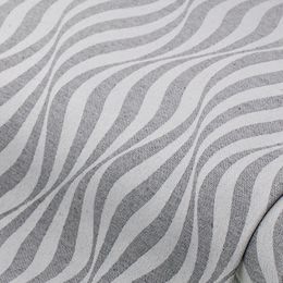 buttinette Jacquard "Wellen", grau