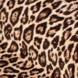 buttinette Wellness-Fleece "Leopard", braun-color