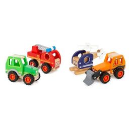 Tchibo small foot Fahrzeuge-Set - Mehrfarbig - Kinder