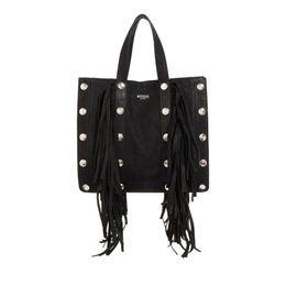 Moschino Shopper & Totes - Moschino Buttons Fringes - Gr. unisize - in Schwarz - f&uuml;r Damen
