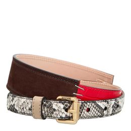 Moschino G&uuml;rtel - Belt - Gr. 75 - in Beige - f&uuml;r Damen
