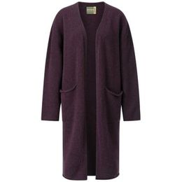 Erib&eacute; Erib&eacute; Damen-Langstrickjacke S/MS/M AubergineAubergine