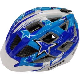 Kinderhelm Levior "Kailu blue stars" Helme Gr. S Kopfumfang: 49cm - 53cm, weiß (blau) Kinder