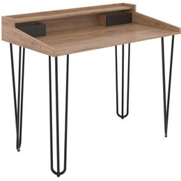 Schreibtisch Sannar, Eiche, 110 x 60 cm mit Schubladen VICCO