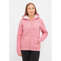 Sweatjacke Bench. "MINTZ" Gr. 44, rosa (blush) Damen Sweatjacken