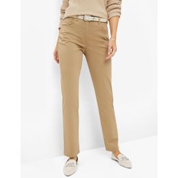 5-Pocket-Hose RAPHAELA BY Brax "Style CORRY" Gr. 38K (19), Kurzgrößen, beige (sand) Damen Hosen