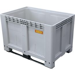CEMO Altbatterie-Lager- und Transportbox, aus PE, Volumen 525 l, mit 2 Kufen, ab 3 Stk