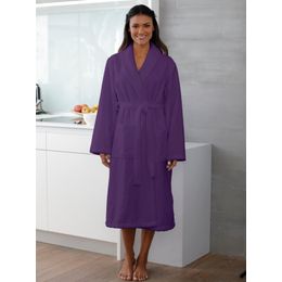 Plantier Damen Bademantel, lila, Größe 36/38