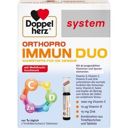 Queisser Doppelherz Orthopro Immun Duo system Trinkampullen 7 St