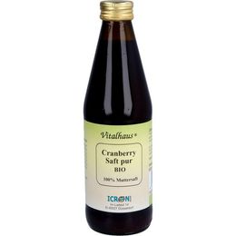 Axisis Cranberry Saft pur Bio Vitalhaus 330 ml