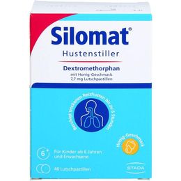 STADA Silomat Hustenstiller Dmp m.Honig-Geschm.7,7mg Lup 40 St