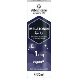 Vitamaze GmbH Melatonin 1 mg hochdosiert vegan Spray 30 ml