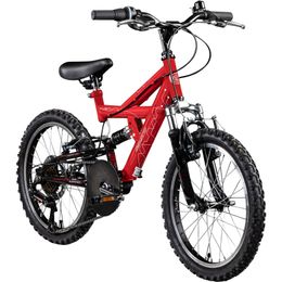 Galano FS180 Kinderfahrrad 18 Zoll ab 5 Jahre115 - 130 cm Mountainbike Fully 6 Gänge