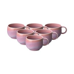 like. by Villeroy & Boch Espressotassen Perlemor Coral 60 ml 6er Set