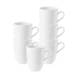 Seltmann Weiden Kaffeebecher Beat Color Glaze 350 ml 6er Set