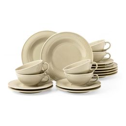 Seltmann Weiden Teeservice Beat Color Glaze 18er Set