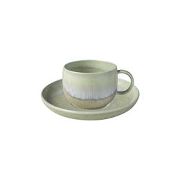 like. by Villeroy & Boch Kaffeetasse mit Untertasse Perlemor Alga 190 ml