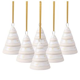 like. by Villeroy & Boch Ornamente Tannenbaum Winter Glow 6er Set