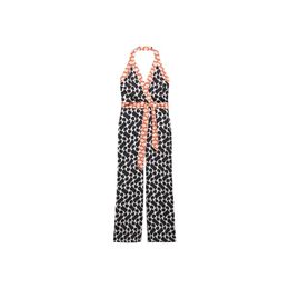 Mango Jumpsuit 'Cosim' Damen Gr&ouml;&szlig;e M orange / schwarz / wei&szlig;
