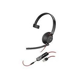 Poly Blackwire 5210 - Blackwire 5200 series - Headset - On-Ear - kabelgebunden - 3,5 mm Stecker, USB-A