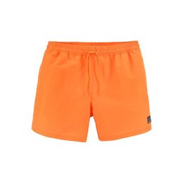 John Devin Badeshorts Herren Größe M orange / schwarz / weiß