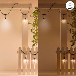 WIZ String Lights LED-Außenlichterkette, 14,8 m, CCT, RGB