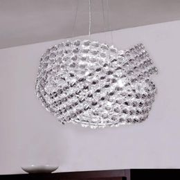 Marchetti Kristall-Pendelleuchte Diamante Ø 40 cm