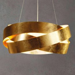 Marchetti LED-Hängeleuchte Pura mit Blattgold 60 cm