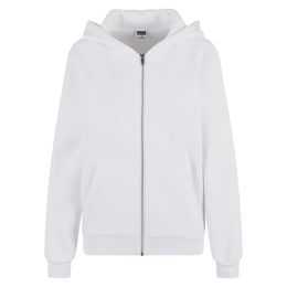 Urban Classics Zip-Up Hoodie female White size XXL