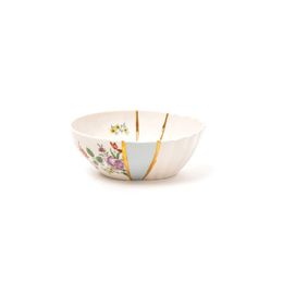 Seletti Salatschüssel Kintsugi 3, bunt, 300 ml, Porzellan