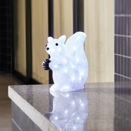 LINDBY Yuki LED-Dekofigur Kunststoff, Eichhörnchen