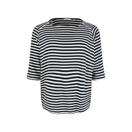 Tom Tailor Women + Sweatshirt Damen Größe 5XL navy / weiß