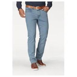 Stretch-Jeans Pioneer AUTHENTIC JEANS "Ron" Gr. 33, Länge 32, grau (light-stone) Herren Jeans Straight Fit