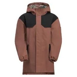 Funktionsparka Jack Wolfskin "TEEN 2L INS PARKA G" Gr. 128, braun (wild, ginger) Kinder Jacken