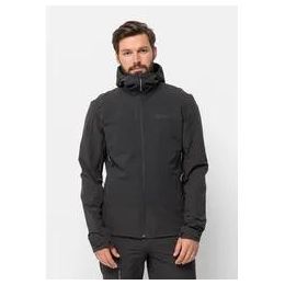 Outdoorjacke Jack Wolfskin "KAMMWEG JKT M" Gr. S (48), grau (phantom) Herren Jacken