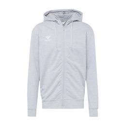 Hummel Athletic Zip-Up Hoodie 'GO 2.0' male Grey size L