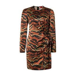 Hugo Kleid 'Keyata-1' Damen Größe 38 cognac / apfel / schwarz