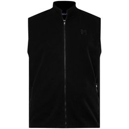 Men Plus Vest male Black size 6XL