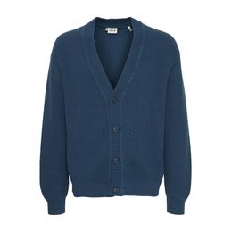 !Solid Knit Cardigan male Blue size S