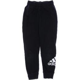 Adidas Herren Stoffhose, schwarz, Gr. 140