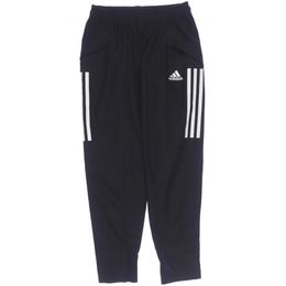 Adidas Herren Stoffhose, schwarz, Gr. 140