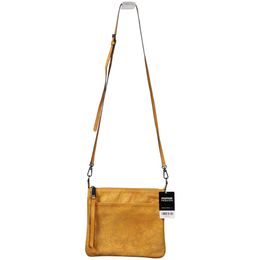 Abro Damen Handtasche, gelb, Gr.